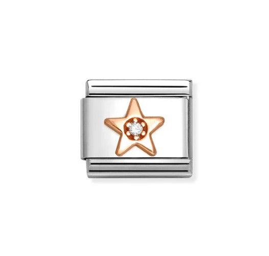 Nomination Composable 430305/37 Star with White CZ – Massoyan Jewelers